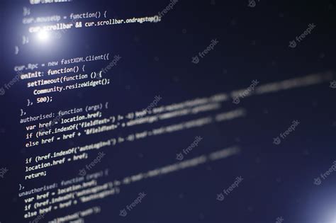 Premium Photo Programming Code On Computer Screen Software Development Writing Program Code