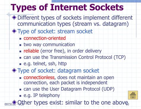 Ppt Eecs122 Communications Networks Socket Programming Powerpoint