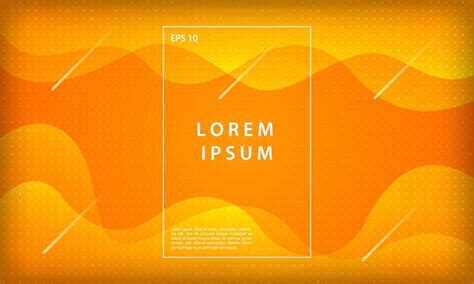 Premium Vector Modern Abstract Orange Liquid Gradient Color Background With Dynamic Geometric