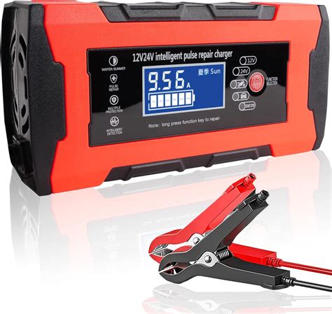 10 Amp Car Battery Charger 12v24v Smart Automotive Agm