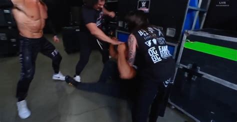 Wrestling Judgment Day Attacks Bron Breakker On Backstage Wwe Wwe Raw