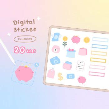 Minebxrry Digital Sticker Finance Fahfahsworld