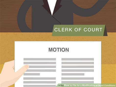 How To File For A Modification Of Bond Conditions With Pictures