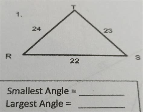 solved r s smallest angle largest angle [algebra]