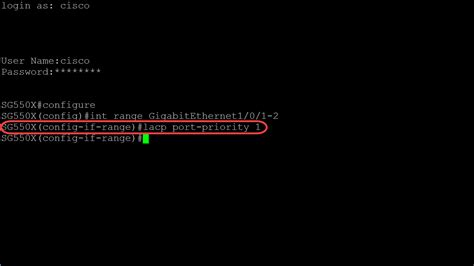 명령줄 인터페이스cli를 통해 스위치에서 Lag 설정 구성 Cisco