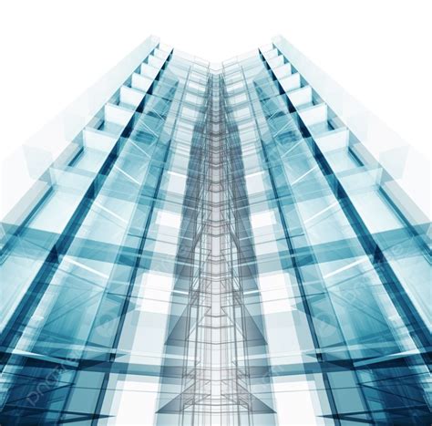 Building Construction Design 3d Rendering Building Construction Design White Isolated 3d