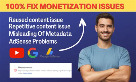 Fix Youtube Monetization Issue Reused Content Issue Adsense Problem By Venwox Fiverr