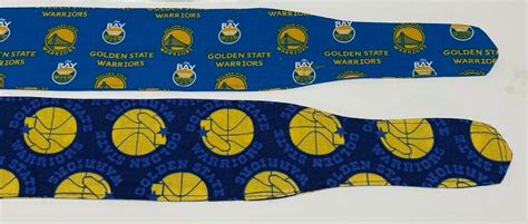 3 Wide Gsw Golden State Warriors Head Band Hair Wrap Head Wrap Pin