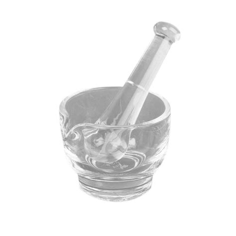 Glass Mortar And Pestle