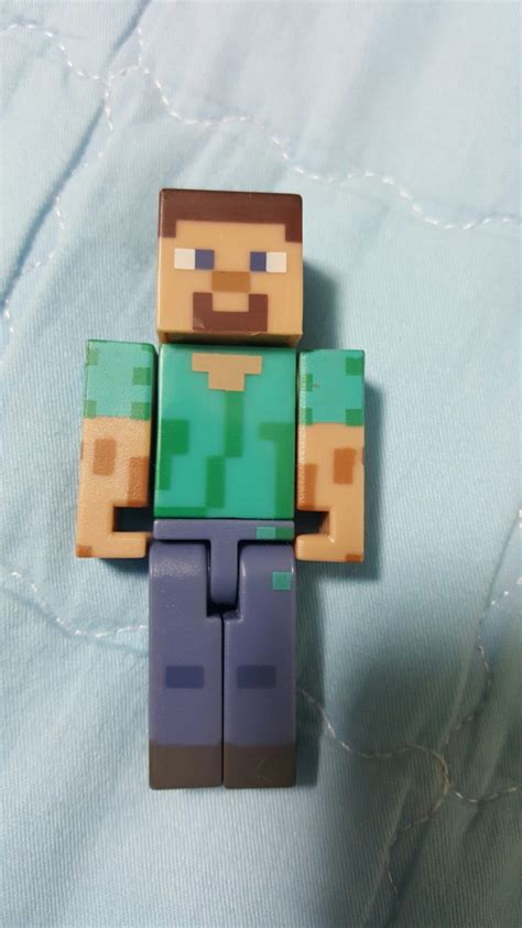 마인크래프트 스티브 미니피겨 후기 네이버 블로그