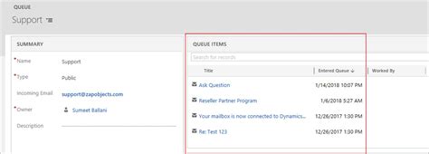 Setting Up Your Companies Support Queue Eg Support Zapobjects Com