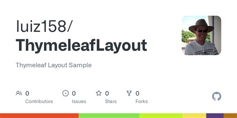 GitHub Luiz ThymeleafLayout Thymeleaf Layout Sample