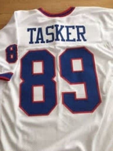 Steve Tasker Jersey Buffalo Bills Custom Throwback Football White Vn339