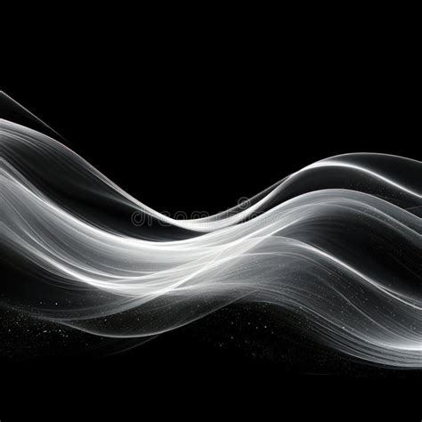 White Christmas Features Delicate Translucent Lines On A Deep Black