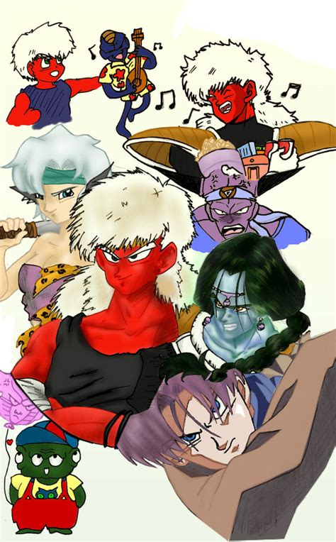 Dbz Ginyu Art Dump 02 By Weasley Detectives On Deviantart