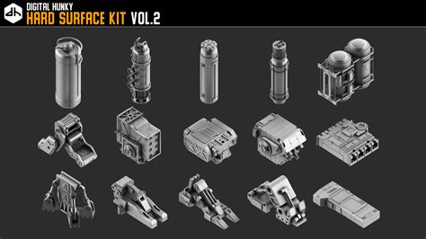 Hard Surface Kit Vol2 Flippednormals