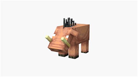 3d Hoglin Minecraft Turbosquid 2364663
