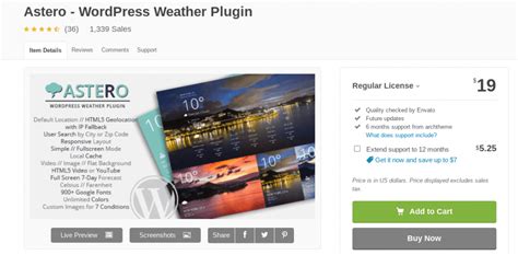 Best WordPress Weather Widget Plugins