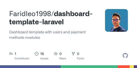 GitHub Faridleo Dashboard Template Laravel Dashboard Template With Users And Payment