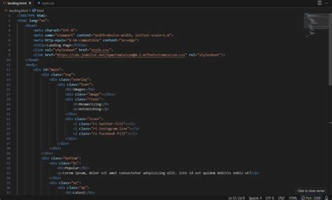 biswotrupta dalai on linkedin landing page creation using html and css
