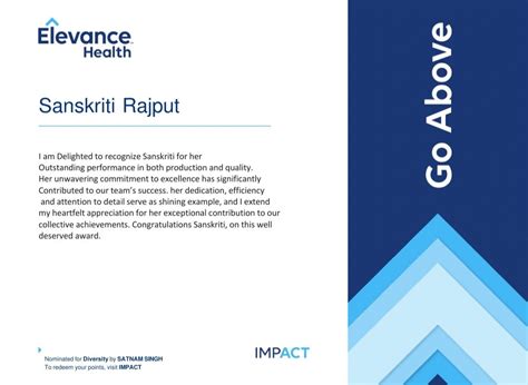 Gratitude Recognition Teamwork Goabove Excellence Sanskriti Rajput