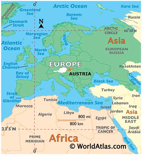Austria Maps And Facts World Atlas