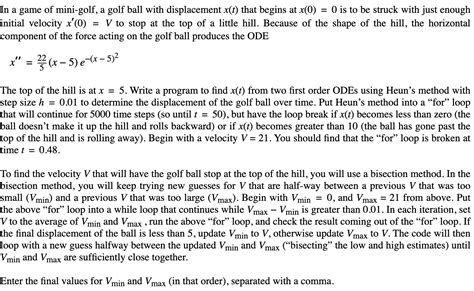 Solved Please Use Matlab To Solve This In A Game Of