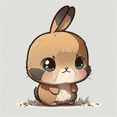 Premium Photo Cute Little Bunny Kawaii