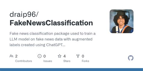 github draip96 fakenewsclassification fake news classification