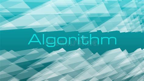 Digital Transformation Algorithm Many Triangles Template Concept Random Transparent Vector