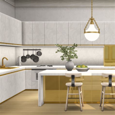 MIRR Kitchen - Cute in Gold - The Sims 4 Rooms / Lots - CurseForge
