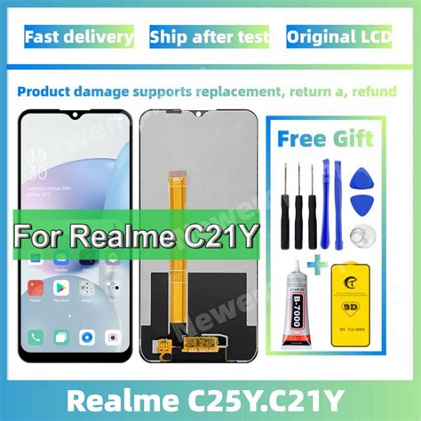 Jual Original Lcd For Realme C21y C25y Touch Screen Display For Realme C25y Lcd Fullset Realme