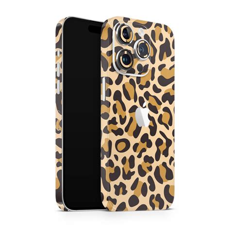 3d Embossed Skin Wrap For Apple Iphone Leopard Print Camouflage