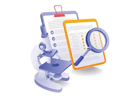 Premium Vector Analysis Of Experimental Laboratory Results