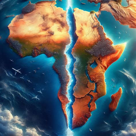 africa splitting into two africa is a continent that has been… by