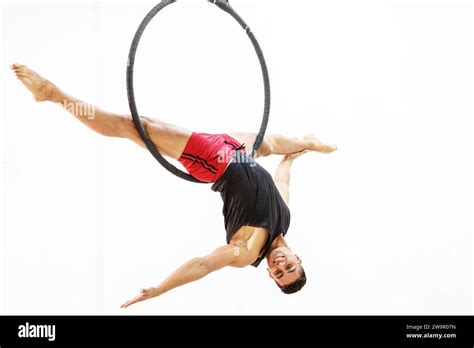 Executing Dynamic And Spiraling Movements He Crafts An Intense Routine