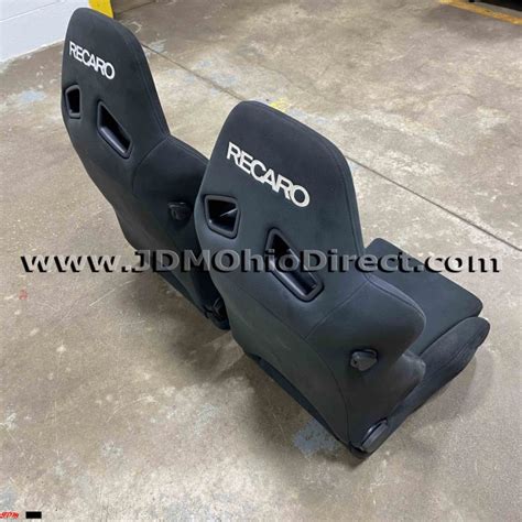 Jdm Sr7 Recaro Black Kamui Seat Set