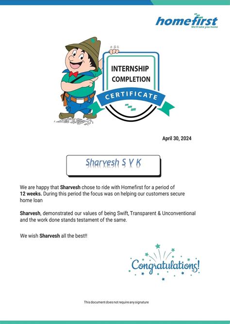 Sharvesh S V K On Linkedin Internshipcomplete Homefirstfinance Grateful Careergrowth