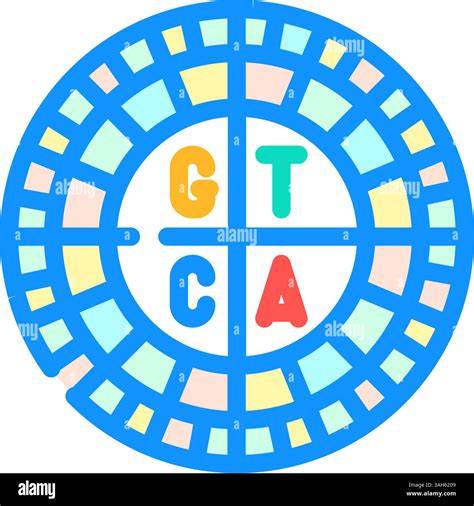 Genetic Code Genetic Engineering Color Icon Vector Illustration Stock Vector Image And Art Alamy