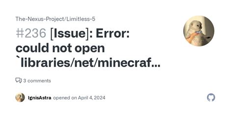Issue Error Could Not Open `librariesnetminecraftforgeforge1201 47218winargstxt