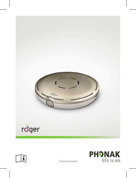 User Manual Phonak Roger Select English 64 Pages