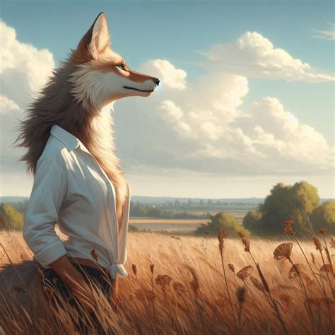 In The Fields Fox Version By Siberianthing On Deviantart
