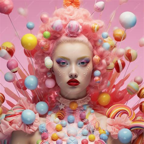 Premium Ai Image Sugar Candy Crush