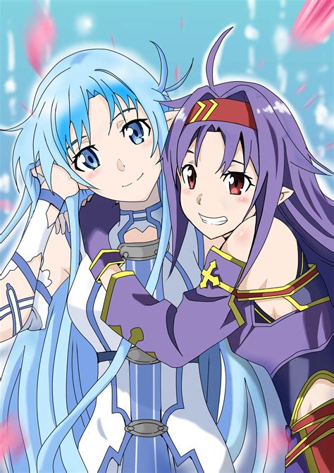 Asuna And Yuuki R Swordartonline