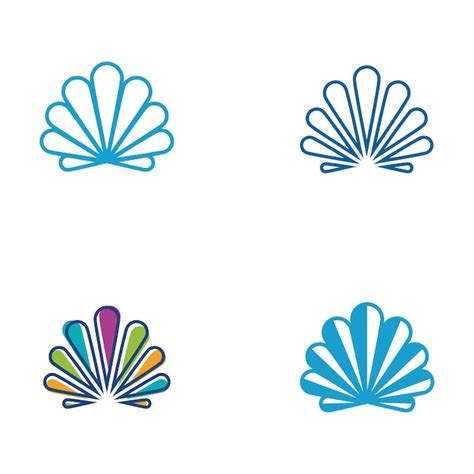 premium vector shell vector icon illustration