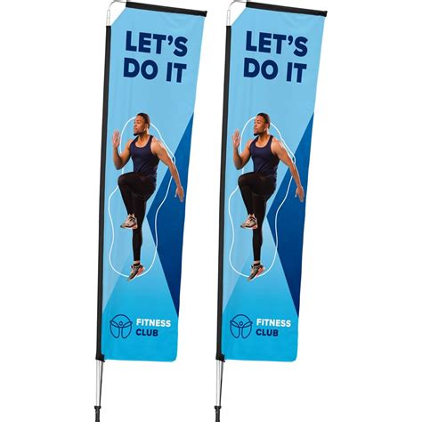 Legend 3m Telescopic Flying Banner Set Of 2 Thunder Marketing
