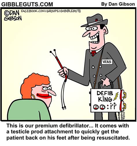 Defibrillator Salesman Gibbleguts Comics
