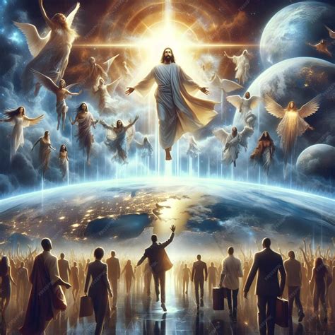 Premium Photo Ai Painterly Image Of Revelation Rapture Of The Return