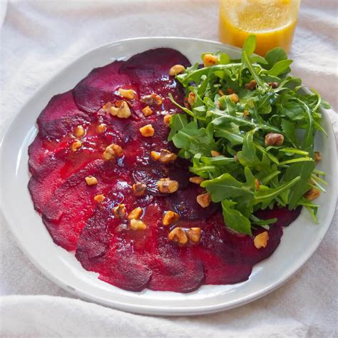 Beet Carpaccio Carolines Cooking