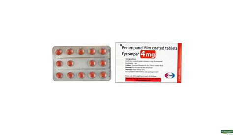 Buy Fycompa 4mg 14 Tablets Online At Best Prices Wellness Forever